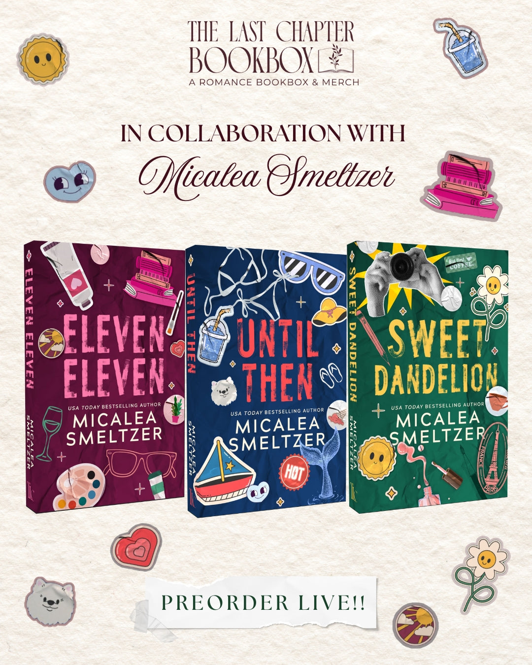 Micalea Smeltzer Author Starter Pack FULL BOX – Thelastchapterbookshop